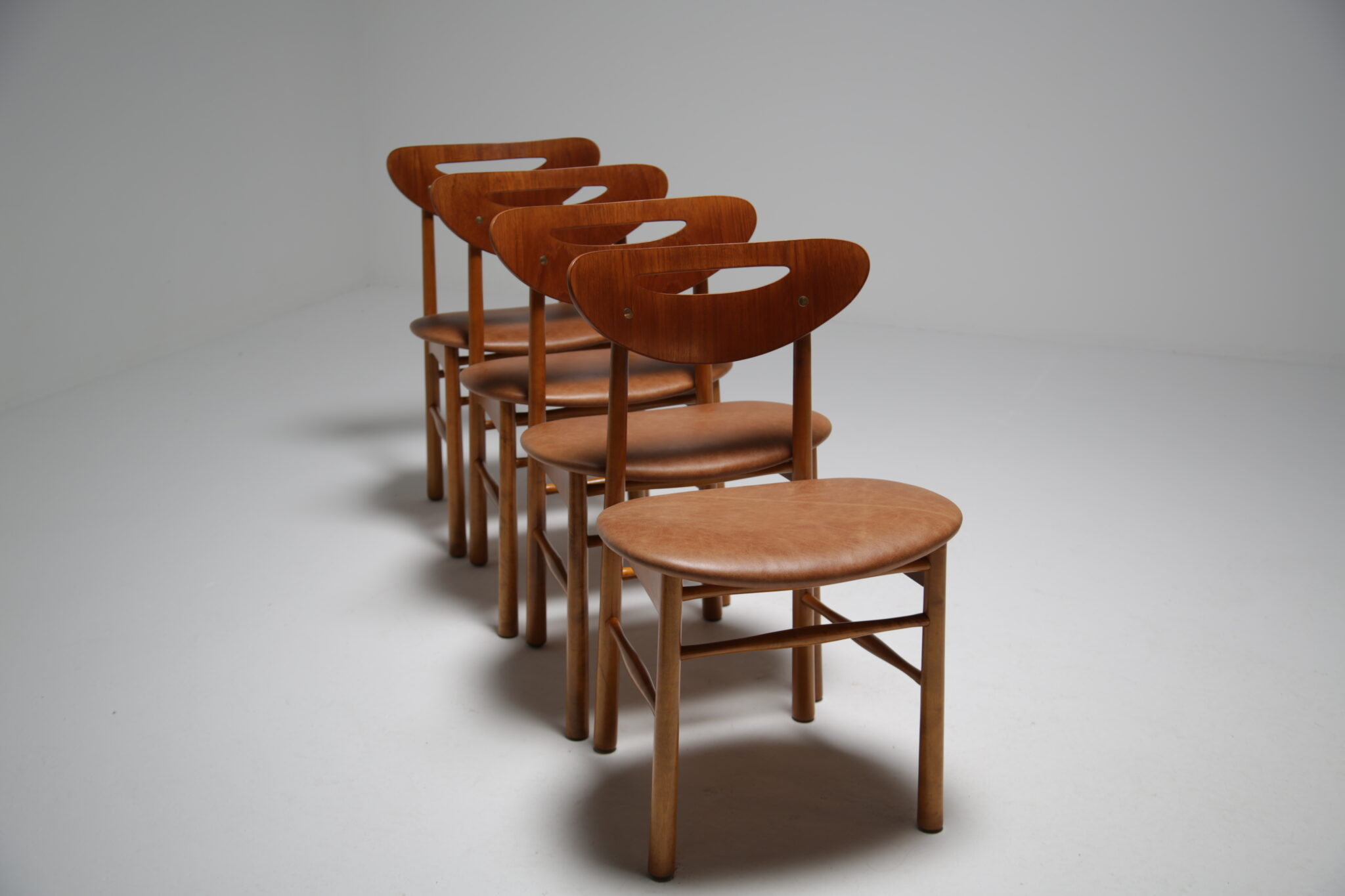Set of four Swedish vintage dining chairs | The Vintage Hub