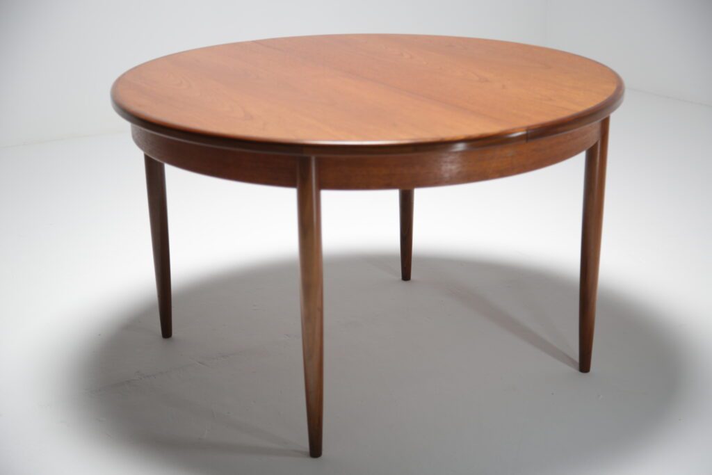 G Plan circular teak dining table | The Vintage Hub