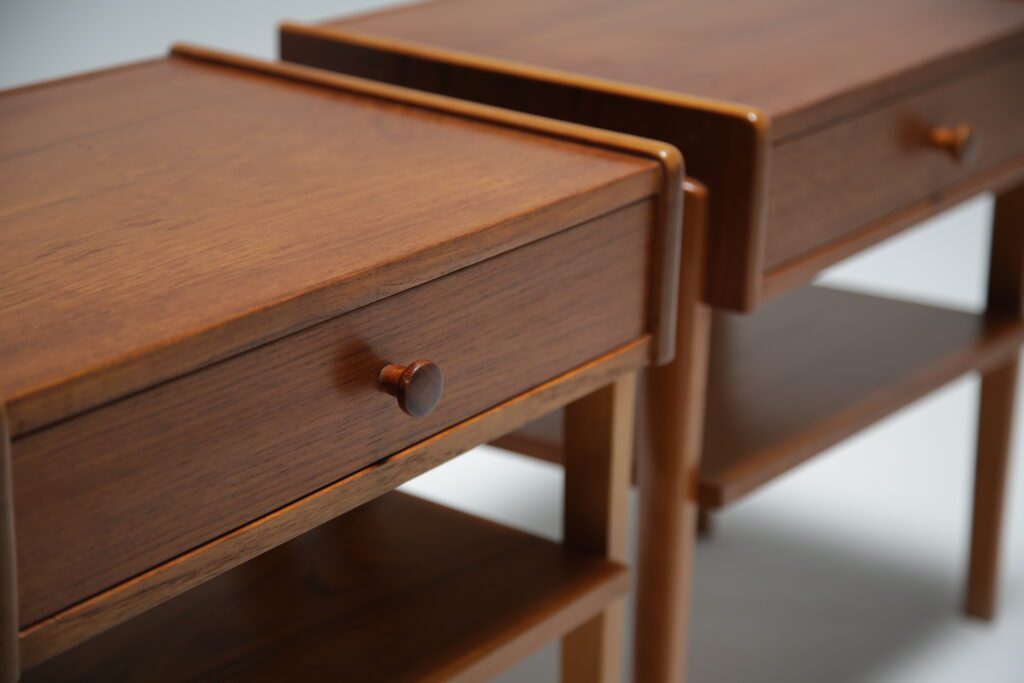 Pair of Teak bedside tables | The Vintage Hub