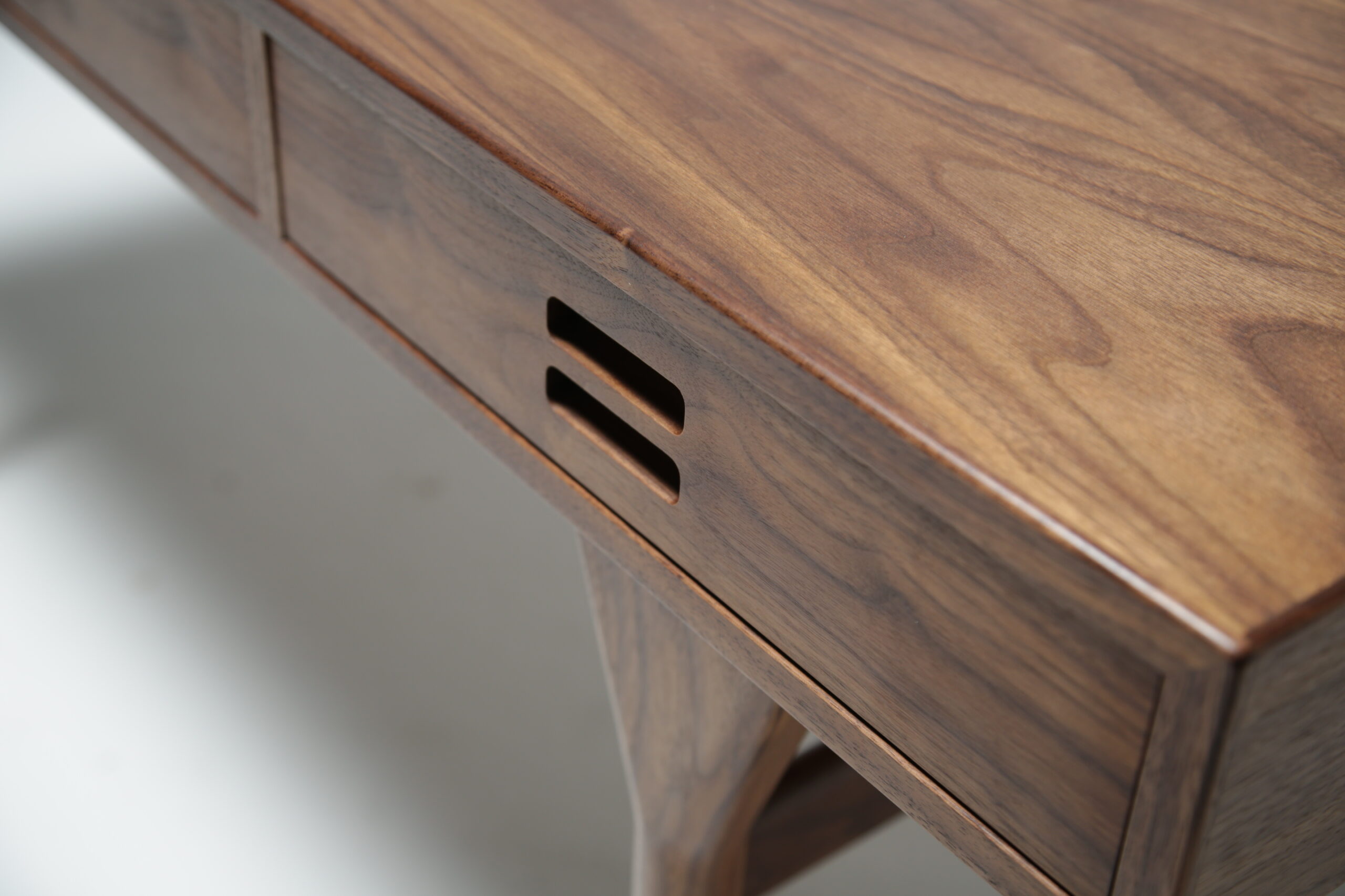 Walnut Desk "ND93" by Nanna Ditzel, Denmark, contemporary. - The ...
