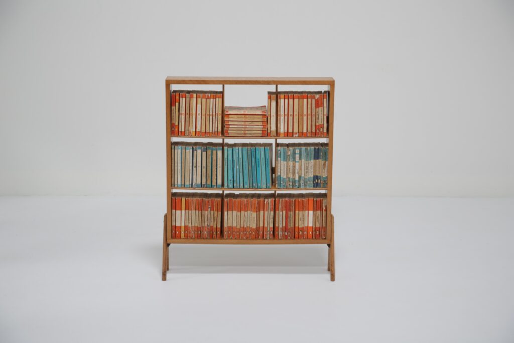 Vintage Penguin Books Bookcase by Beaver & Tapley, 1950s. | The Vintage Hub