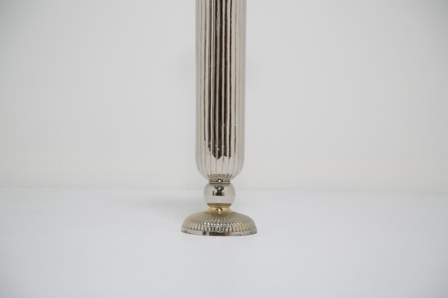 Vintage American Very Tall Ribbed Trumpet Flute Vase, 1950s. | The ...